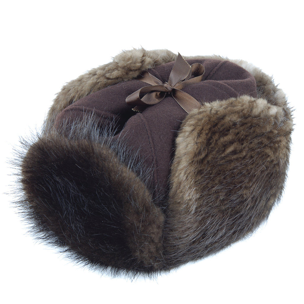 Natural Black Beaver Mountie Hat — Winnipeg Outfitters