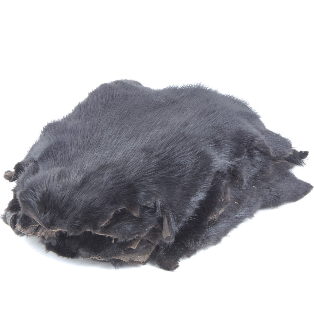 Dyed Black Muskrat Skins — Winnipeg Outfitters