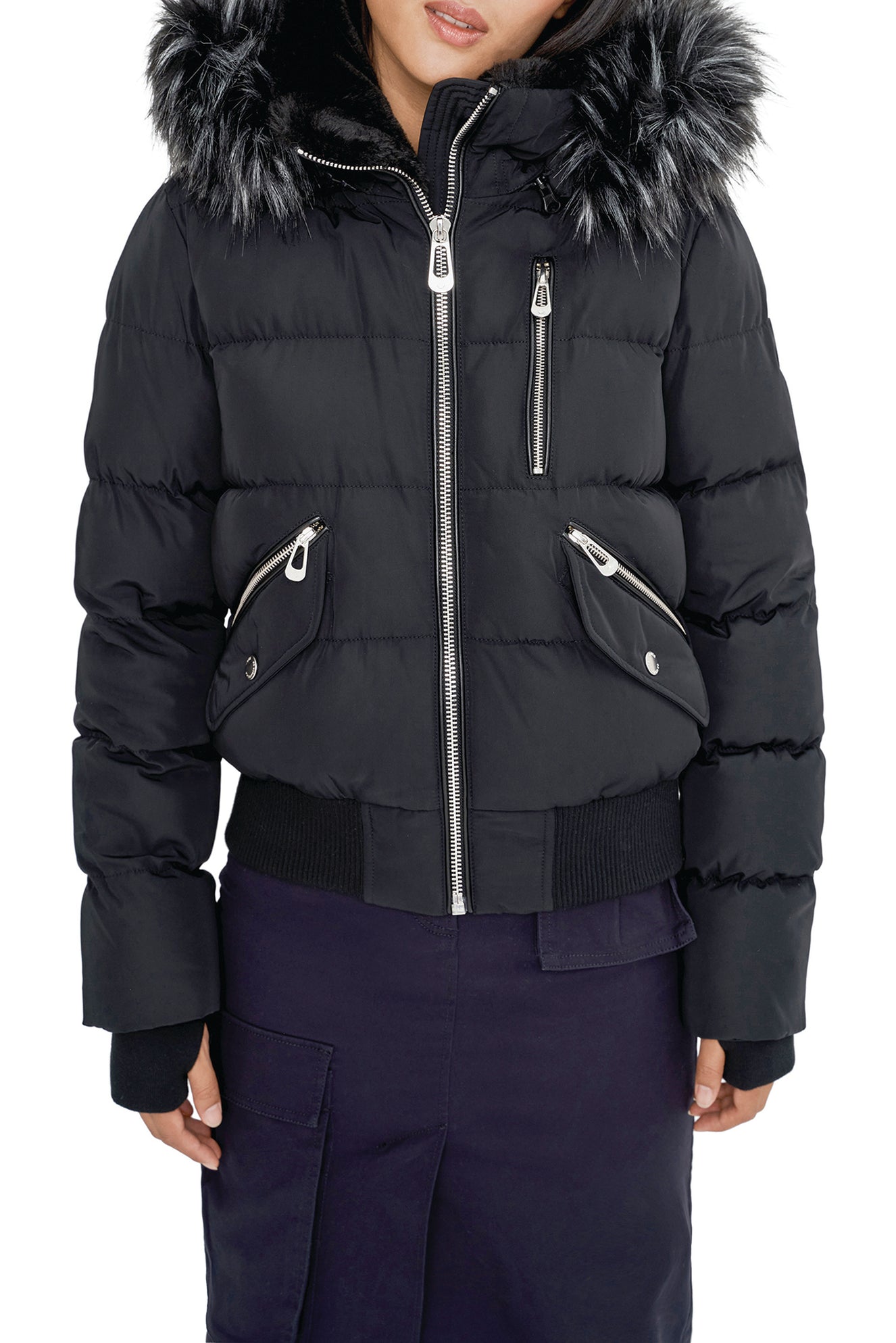 Women's NOIZE Jackets, Soft or Hard Shell, Puff, Fur Collar, Bombers ...